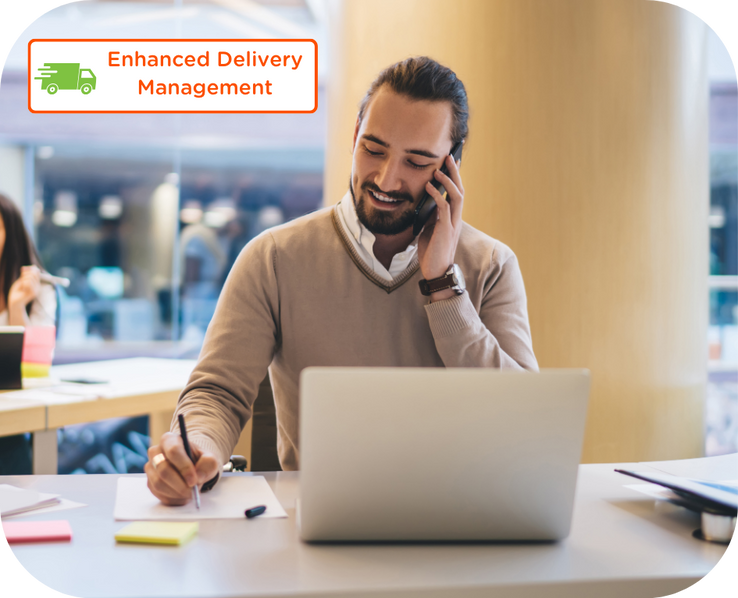 Business parcel delivery